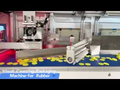 Máquina de embalagem de contagem visual para borracha de silicone
