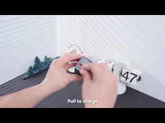 China ESSAGER ES-CD49 65W GaN Charger with Retractable Cable - 2 USB-C + 1 USB-A Ports, 100V-240V AC Input for sale