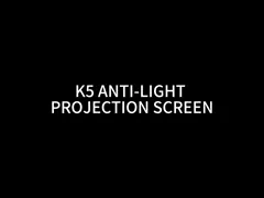 PerfecTisan 4k Projector Screens K5 100inch Long Throw ALR Fixed Frame Screen Wall Mounted Aluminum