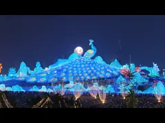China Waterproof Silk Chinese Festival Lantern Steel Frame Material for sale