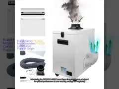200W Laser Fume Extractor System Laser Engraver Smoke Purifier 210W