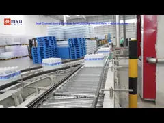 China Pallet Gantry Beverage Palletizer High Level Double Channel 35KW for sale