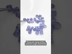 China Blue Diamond Uncut  Rough Blue Diamond Industrial Synthetic  Diamond For Gem for sale