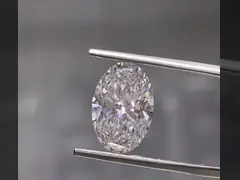 China Oval Shape 3EX Triple Excellent Cut Lab Grown Diamond IGI Certified DEF Color VVS-VS Clarity for sale