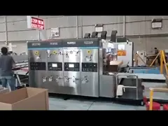 China Flexographic Printer Slotter Die Cutter Machine Motorized Auto Stacker for sale