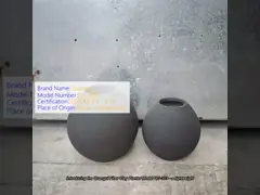 matte white dotted with tiny, dark specks round fiber clay planter lightweight durable low-maintainence flower pot holiday Villa office decoration garden landscaping project