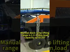 China Mobile Cattle Loading Ramp Forklift Truck Loading Ramp Hydraulic Ramp Loading Unloading Trucks for sale