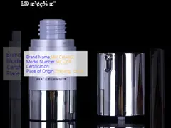 PP Material 20ml 30ml 50ml Lotion Pump Airless Bottle