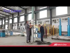 Stainless steel water pump test video