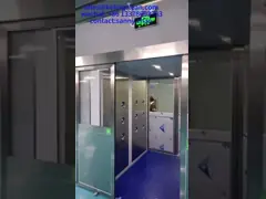 슬라이드 도어 청정실 공기 샤워기 건조실 공기 흐름 1300 M3/H