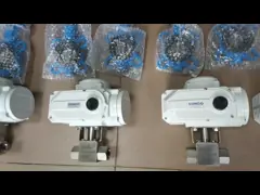 China SS316 Motorized Electric Actuator Ball Valve 40Mpa DN32 110V AC Forged 5000 PSI 3 Way for sale