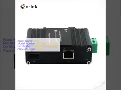 Mini Industrial 10/100/1000Base-T to 100/1000Base-X SFP Ethernet Media Converter
