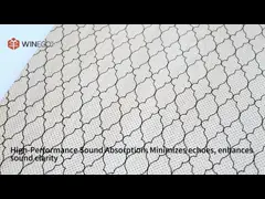 Interior MDF Micro Perforated Acousitic Panels , Acoustic Sound Panels For Walls OEM