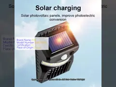 China Square-shaped Outdoor Solar LED Wall Light Waterproof Garden Polycarbonate Mosquito Killer Lamp Human Body Induction for sale