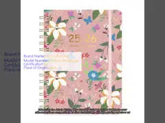 High Durability Spiral Hardcover Notebook for Business Usage Scenario in A5 Size