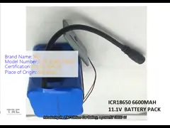 Lithium Car Battery , 18650 11.1V 6.6Ah LI-ION Battery Pack for Car Power Tool