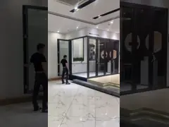 China 68 Series Double-Opening Folding Door with Anti-Pinch Hinge for sale