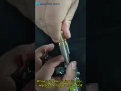 Cleaning of the weld bead during the switch of the Quan Guan cabinet
