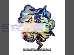 Soft Touch Holographic Mylar Bags with Zipper for Candy Herb Dry Flower Gummy Biscuit sugar Childproof Packaging