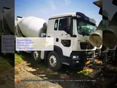 China Original Brand New 2021 HOWO Concrete Mixer Truck 12 Cubic Meters for Construction for sale