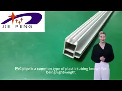 China U Shape PVC Plastic Profile for Door and Window Frame, Extruded UPVC Profile for sale