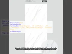 China High Stain Resistance Rectified Marble Look Porcelain Tile with Marble Design Rectified Edge for sale