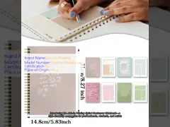 High Durability Spiral Hardcover Notebook for Standard Paper Requirements
