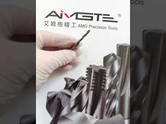 China High Flatness 2 Flutes Carbide Drill Bit For Aluminum Copper Blind Hole Drilling for sale