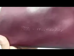 Leather Drawstring bag