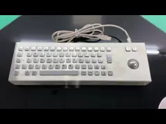 デスクトップ産業用ステンレス鋼キーボード トラックボール IP65