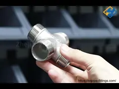 Cross Pipe Fittings Cross Stainless Steel 316/304 Stainless Steel PipeFitting