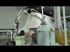 China Intelligent Robot Automatic Discharging Station For PE Bags And Kraft Paper Bags for sale