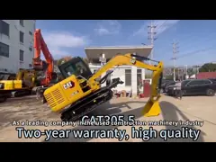 Precision and Fuel Savings The Used Cat Excavator 305.5E for Material Handling