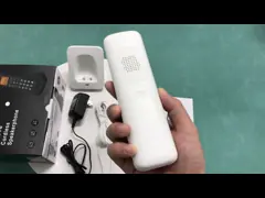 China D1018 Low Radiation LCD Wireless Fixed Phone with Hands Free Call Function for Office or Home Height about 21cm/8.27in for sale