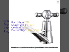 China Chrome Plated Plastic Metal Hybrid Basin Faucet For Office Building Bathroom for sale