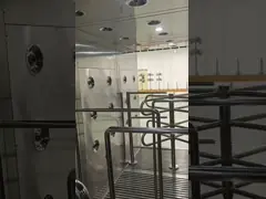 Air Shower with 304 Stainless Steel Internal Positioning & Bottom Water Flushing Dust Removal System