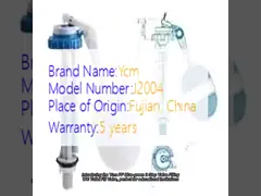 PP Blue-green 2 Step Valve Filling WC Toilet Fill Valve For Educational Institutions