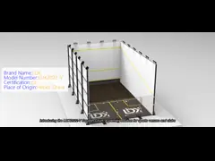 China Customize Field Size Wooden Indoor Squash Court For Single And Double Players for sale