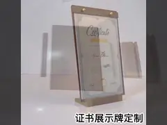 China Slanted Wooden Countertop Retail Display Racks A4 A5 A6  Collapsible Signage for sale