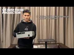 China Q10 Android Projector 1080P Native Resolution 800 ANSI Lumens with 3GB RAM 64GB Storage for Home Theater and Education for sale