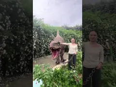China Real Life Looking Dinosaur Costume , Animatronic Lifelike Dinosaur Suit Realistic for sale