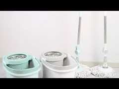 China 360 Spin Floor Cleaning Mop  Round Head Swivel Handle DJY 8010 Mop Bucket Set for sale