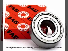 Upgrade Your Machinery With Deep Groove Ball Bearing For Optimal Performance FAG 6202