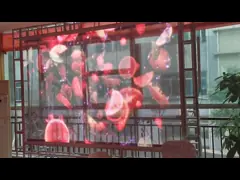 China P20 2500CD 50000HS Transparent LED Wall Display , 95% Transparency Glass LED Screen for sale