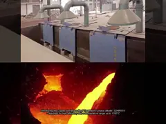 Cina Forno di trattamento termico in rame e ottone a torre di raffreddamento chiusa con funzionamento semplice e riscaldamento a induzione in vendita