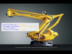 Υπηρεσίες Βιομηχανικής Ρομποτικής ER120-2400 Σε Παλετοποίηση Ωφέλιμο Φορτίο 4 Αξόνων