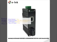 Mini Industrial 1000BASE-X to 10/100/1000BASE-T 90W PoE++ Media Converter