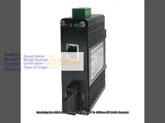 Mini Industrial 10/100Base-T to 100Base-FX Media Converter