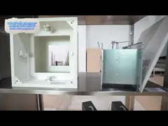 OEM SS 201のソフトウェア コンピュータ連結のドアが付いている動的クリーンルームのパス ボックス