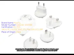 Adaptateur d'alimentation universel à courant alternatif avec connecteur échangeable Noir mâle OD5.5mm*ID2.1mm*L10mm